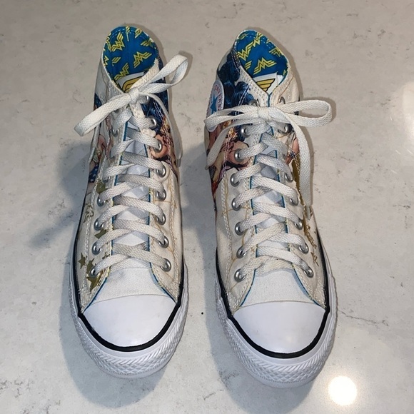 Converse | Shoes | Converse Chuck Taylor Wonder Woman Hi Top Sneaker Dc ...